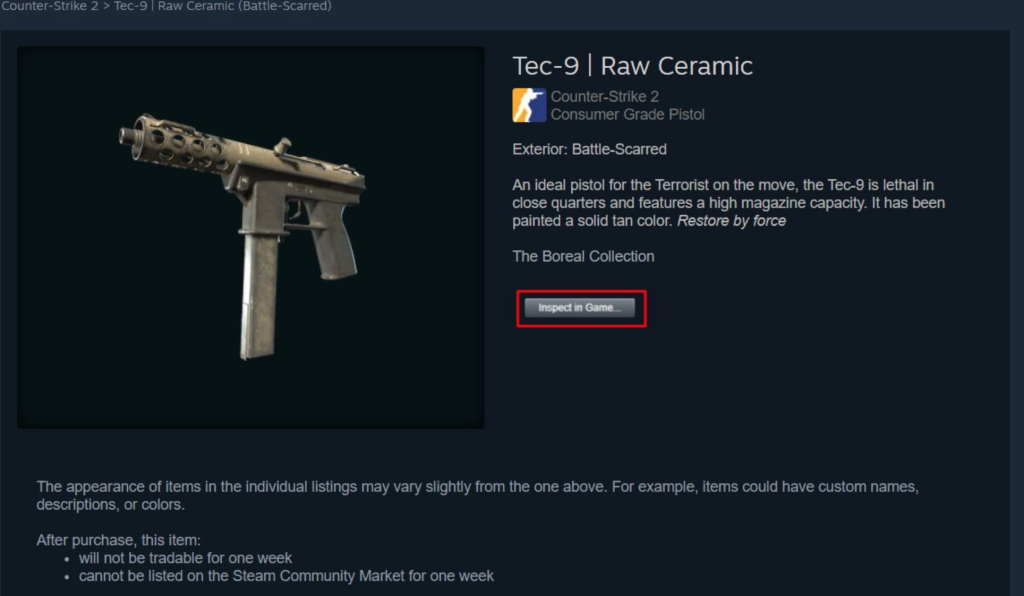 Skin Inspect Servers in CS2: How to Inspect CS2 Skins Online